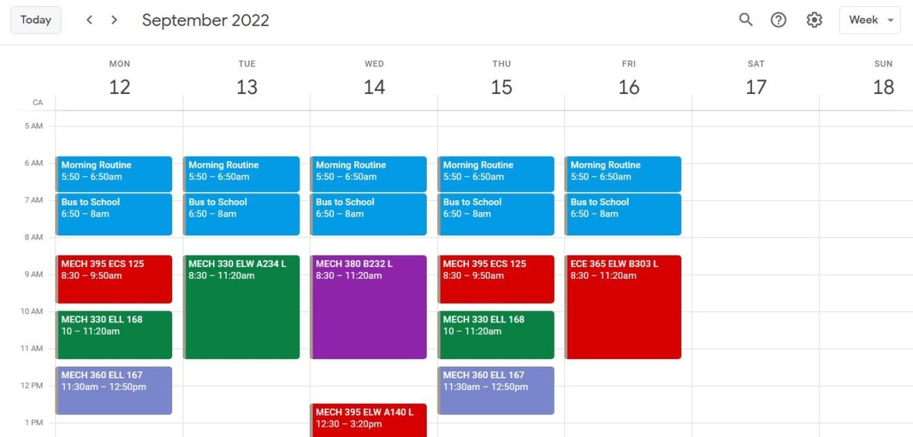 The Best Way to Schedule Your Time at School - Heywood Academies